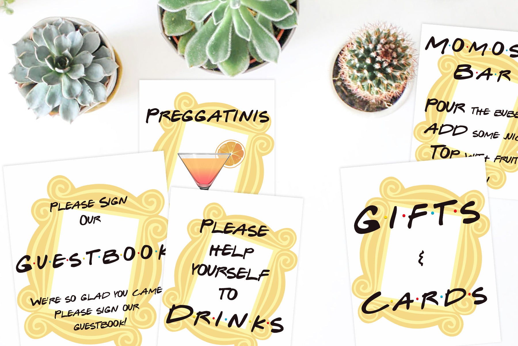 Friends Baby Signs – OhHappyPrintables
