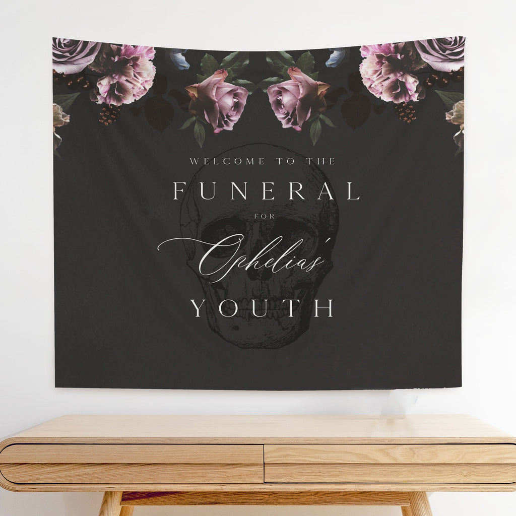 RIP To My 20s Birthday Backdrop - Death To My 20s – OhHappyPrintables