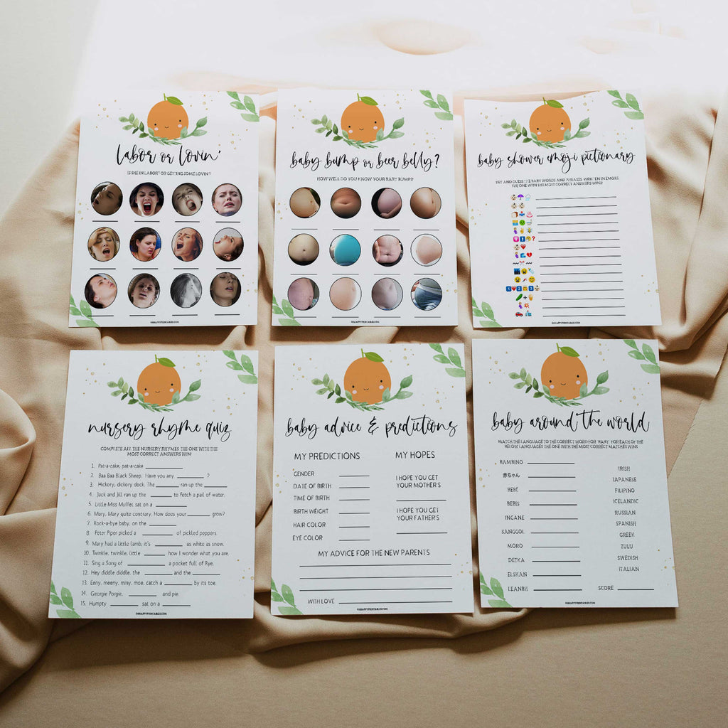 6 Little Cutie Baby Games Bundle - Printable Baby Games – OhHappyPrintables