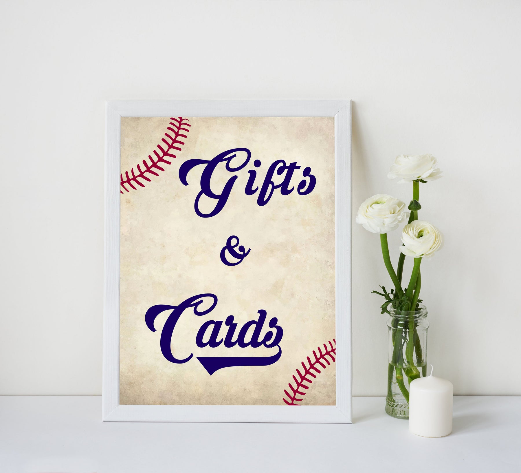 8 Baby Shower Table Signs - Baseball Printable Baby Signs ...