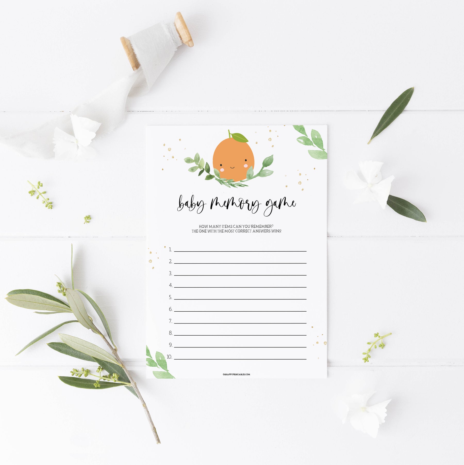 Baby Memory Game - Little Cutie Printable Baby Shower Games ...