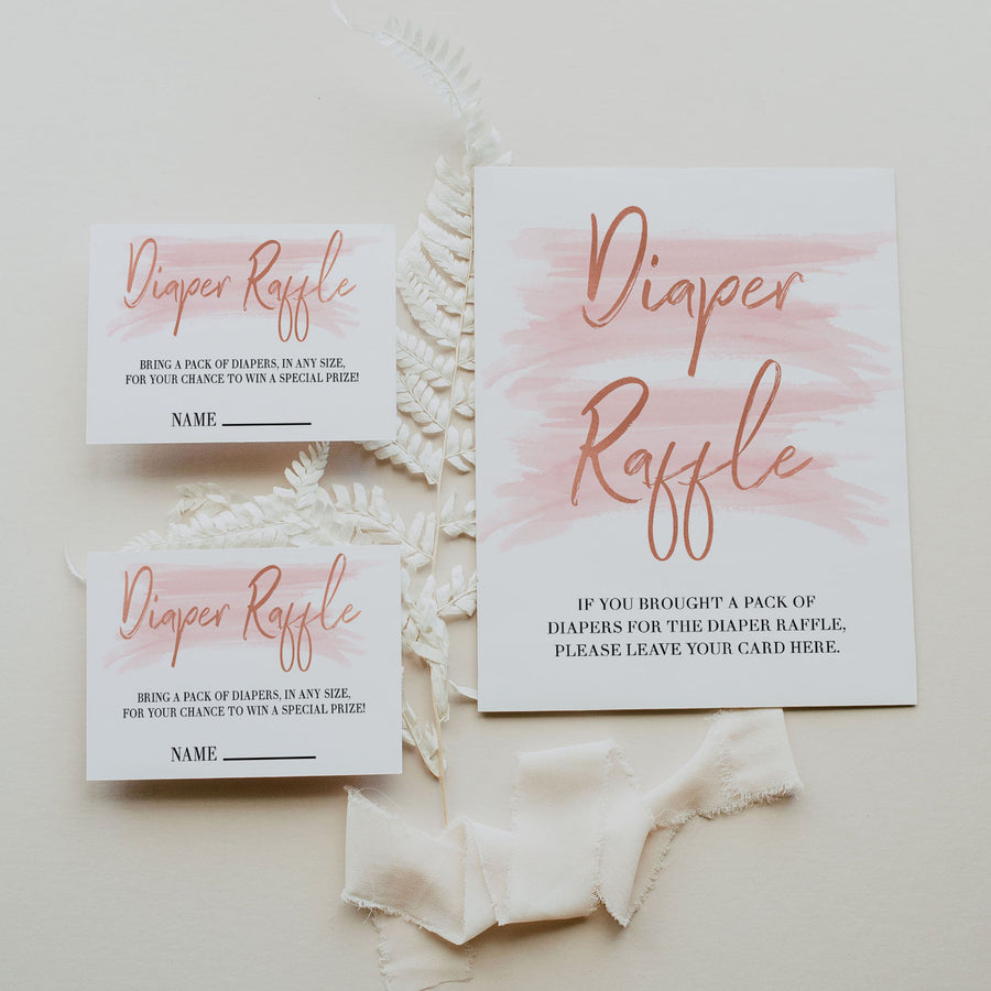 Shop Pink Swash Baby Shower Printables | Oh Happy Printables ...