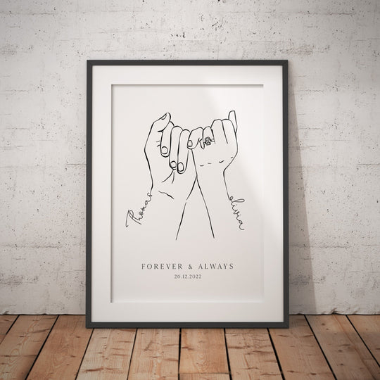 Engagement Love Hands - Couples Gifts – OhHappyPrintables