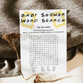 Baby Word Search - Printable Friends Baby Shower Games – OhHappyPrintables